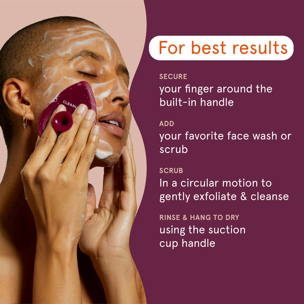 Silicone Facial Scrubbers – Cleanlogic Body Care